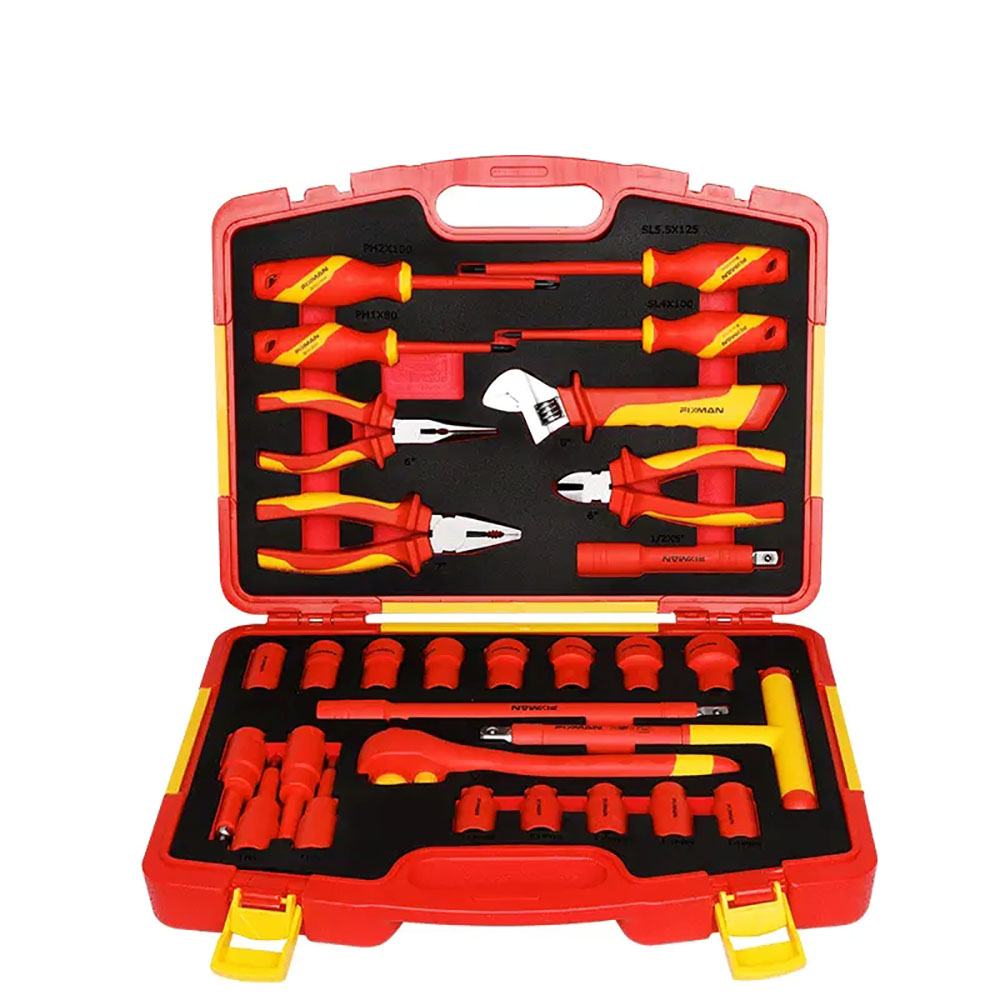 FIXMAN 29pcs Insulated Complete Tool Bag for Electric Vehicles (1000V ...