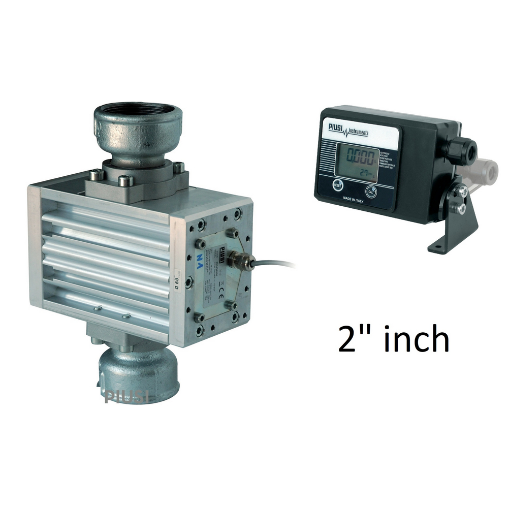FLEXBIMEC 2604 + 8722 Heavy Duty Electronic Diesel Flow Meter 2 Inch ...