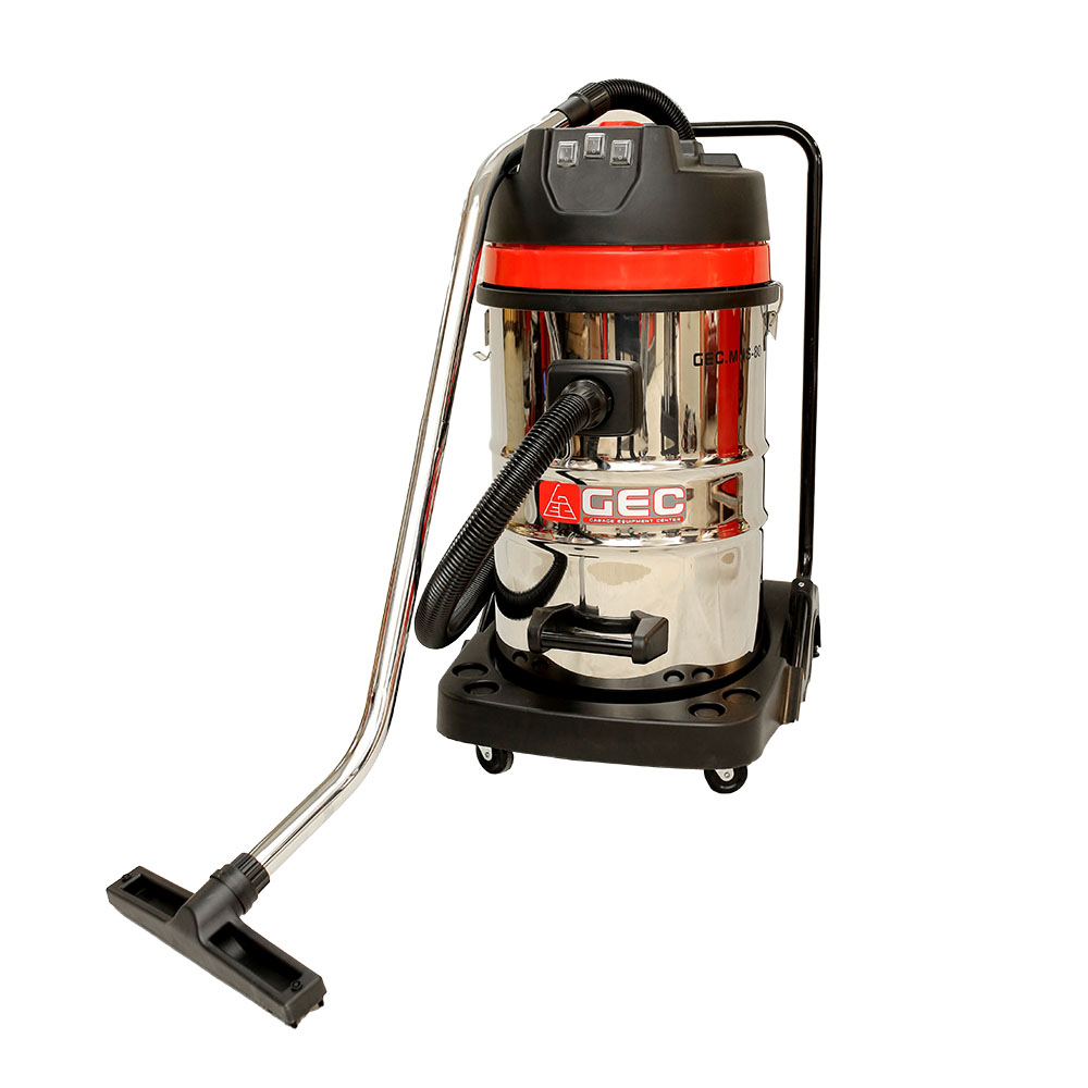 GEC MNS 80L Professional Wet & Dry Vacuum Cleaner 80Liters 3-Motors (2-Stage) 3000W | Garage ...