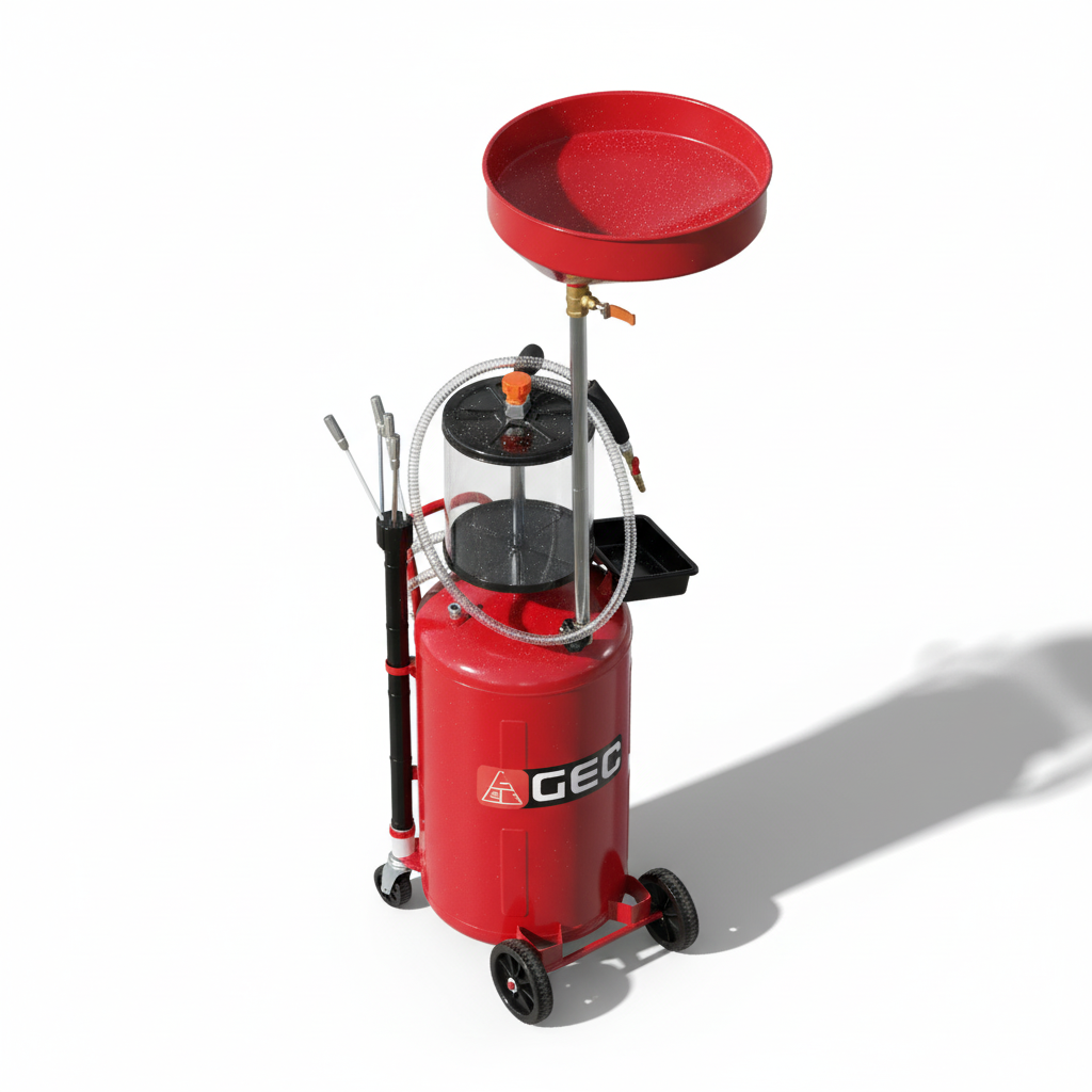 GEC OC Pneumatic Mobile Waste Oil Suction Unit 80L | Garage Equipment ...